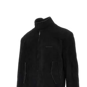 Gucci Suede Leather Bomber Jacket