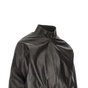 Gucci Nappa Leather Bomber Jacket - Brown