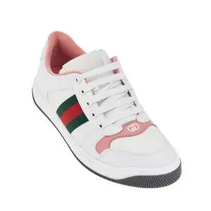 Gucci Padded Nylon Sneakers With Web Ribbon Detail