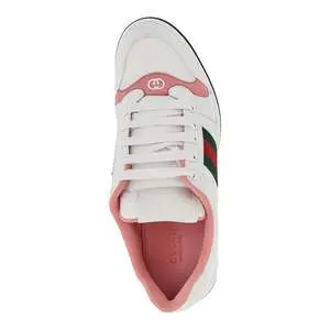 Gucci Padded Nylon Sneakers With Web Ribbon Detail