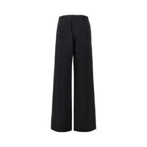Gucci Wool Twill Wide Leg Pants