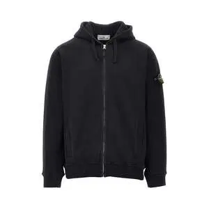 Stone Island Cotton French Terry Zip-up Hoodie