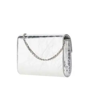 ROGER VIVIER Efflorescence Leather Mini Bag With Crystal Buckle