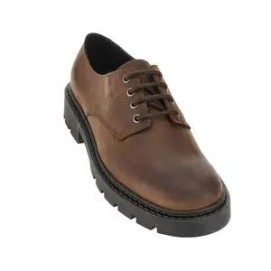 BIANCO Leather Lace-up Shoes With Vintage Effect