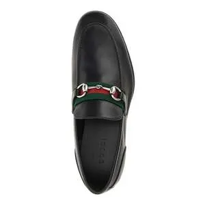 Gucci Leather Horsebit Loafers