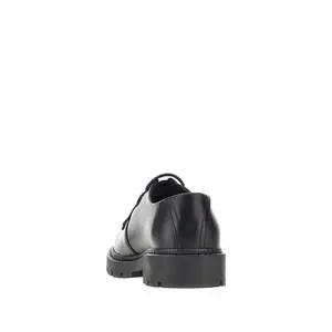 BIANCO Leather Moc-toe Lace-up Shoes