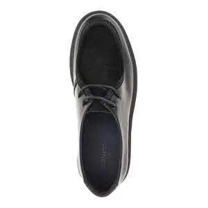 BIANCO Leather Moc-toe Lace-up Shoes