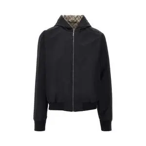 Gucci Reversible Gg Nylon And Cotton Jacket - Multicolor