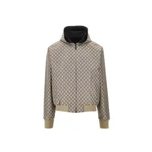 Gucci Reversible Gg Nylon And Cotton Jacket