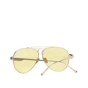 FACE.HIDE Sniper' Aviator Sunglasses - Gold