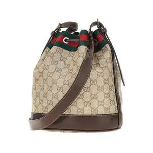 Gucci Coated Gg Fabric Mini Bucket Bag