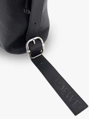 Loewe Loop Leather Crossbody Bag - Black