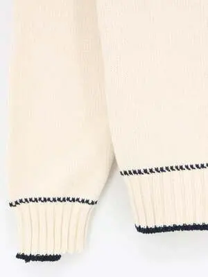 GOLDEN GOOSE Ribbed Cotton Sweater