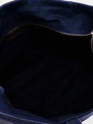 Polo Ralph Lauren Denim Shoulder Bag With Embroidered Logo