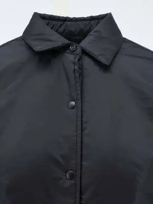 Aspesi Glue Nylon Shirt Jacket - Black