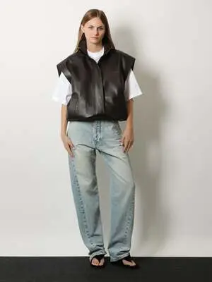 Balenciaga Sleeveless Leather Vest