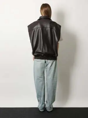 Balenciaga Sleeveless Leather Vest