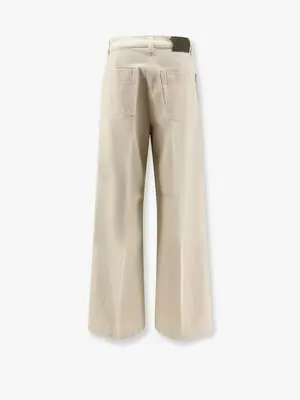 Aspesi Denim Trousers With Back Logo Patch