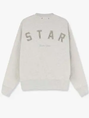 GOLDEN GOOSE Crew Neck Sweatshirt With Back Logo Detail