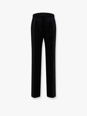 Tagliatore Nevil Virgin Wool Trousers With Belt