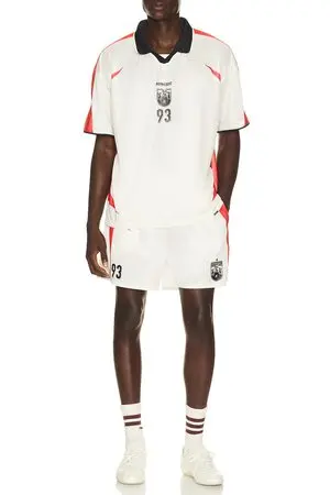 REPRESENT Spike Football Top In White