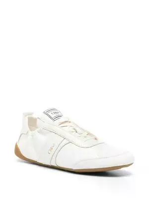 Chloé Kick Logo-print Lace-up Sneakers