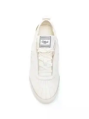 Chloé Kick Logo-print Lace-up Sneakers