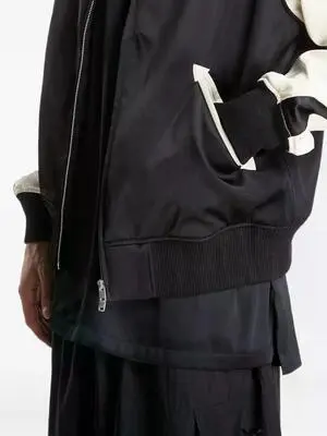 Y3 Satin Liquid Logo Souvenir Jacket
