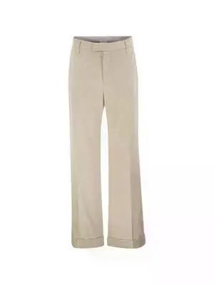 Brunello Cucinelli Turn-up-hem Tailored Trousers - Neutrals