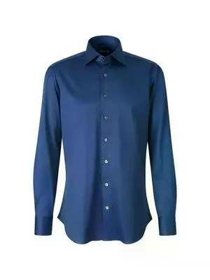 FRAY Gabriel Spread-collar Shirt - Blue