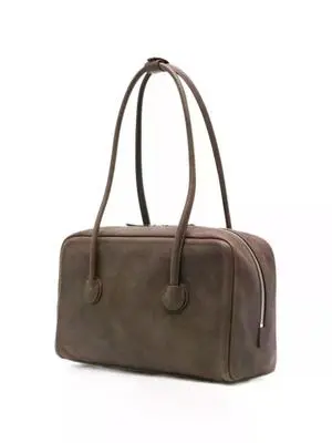 MARGESHERWOOD Logo-embossed Leather Shoulder Bag