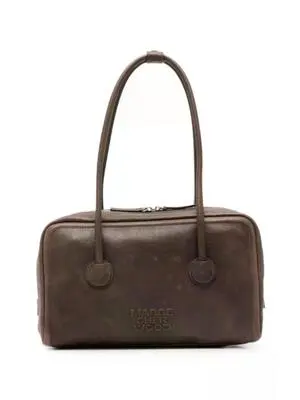 MARGESHERWOOD Logo-embossed Leather Shoulder Bag
