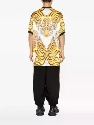 Y3 Tiger-print Short-sleeve Top