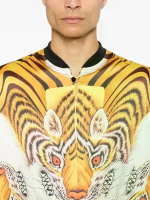 Y3 Tiger-print Short-sleeve Top