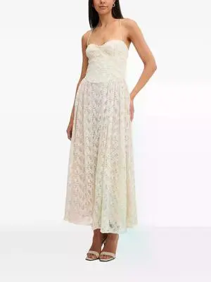 Bardot Estie Lace Overlay Maxi Dress
