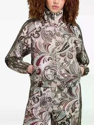 ADIDAS Paisley Print High Neck Track Jacket