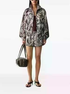 Adidas Paisley Print High Neck Track Jacket