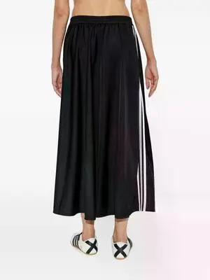 Adidas Firebird Logo-embroidered Midi Skirt