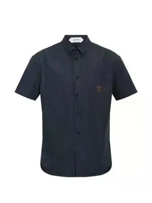 Versace Medusa-embroidered Patch-pocket Shirt
