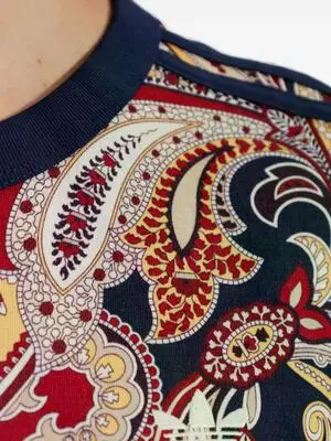 Adidas Liberty London Paisley Print Crewneck T-shirt