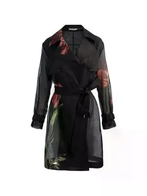 Alice + Olivia Silvia Belted Trench Coat