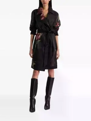 Alice + Olivia Silvia Belted Trench Coat