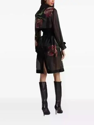Alice + Olivia Silvia Belted Trench Coat