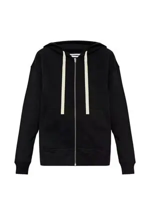 JIL SANDER Logo-print Zip-up Hoodie