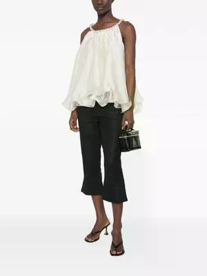 PAPER LACE Faux-pearl Layered Top