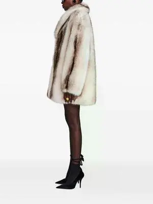 DUCIE Emilia Faux-fur Jacket - Neutrals