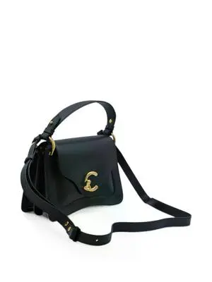 COCCINELLE C-me Logo-plaque Leather Shoulder Bag
