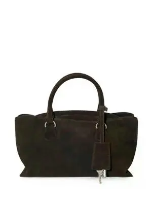 OSOI Brot Calf Suede Shoulder Bag - Brown