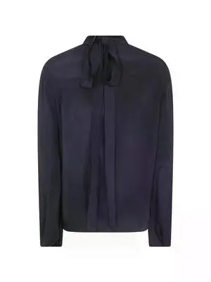 N°21 Pussy-bow Long-sleeve Blouse