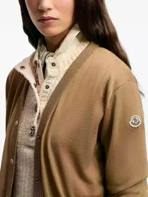 Moncler Logo-patch Button-up Cardigan